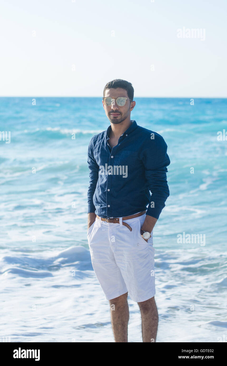 handsome man at the sea Stock Photo - Alamy