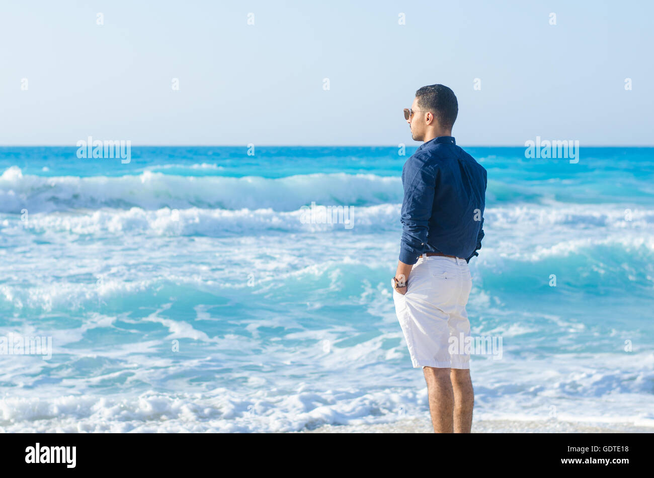 handsome man at the sea Stock Photo - Alamy