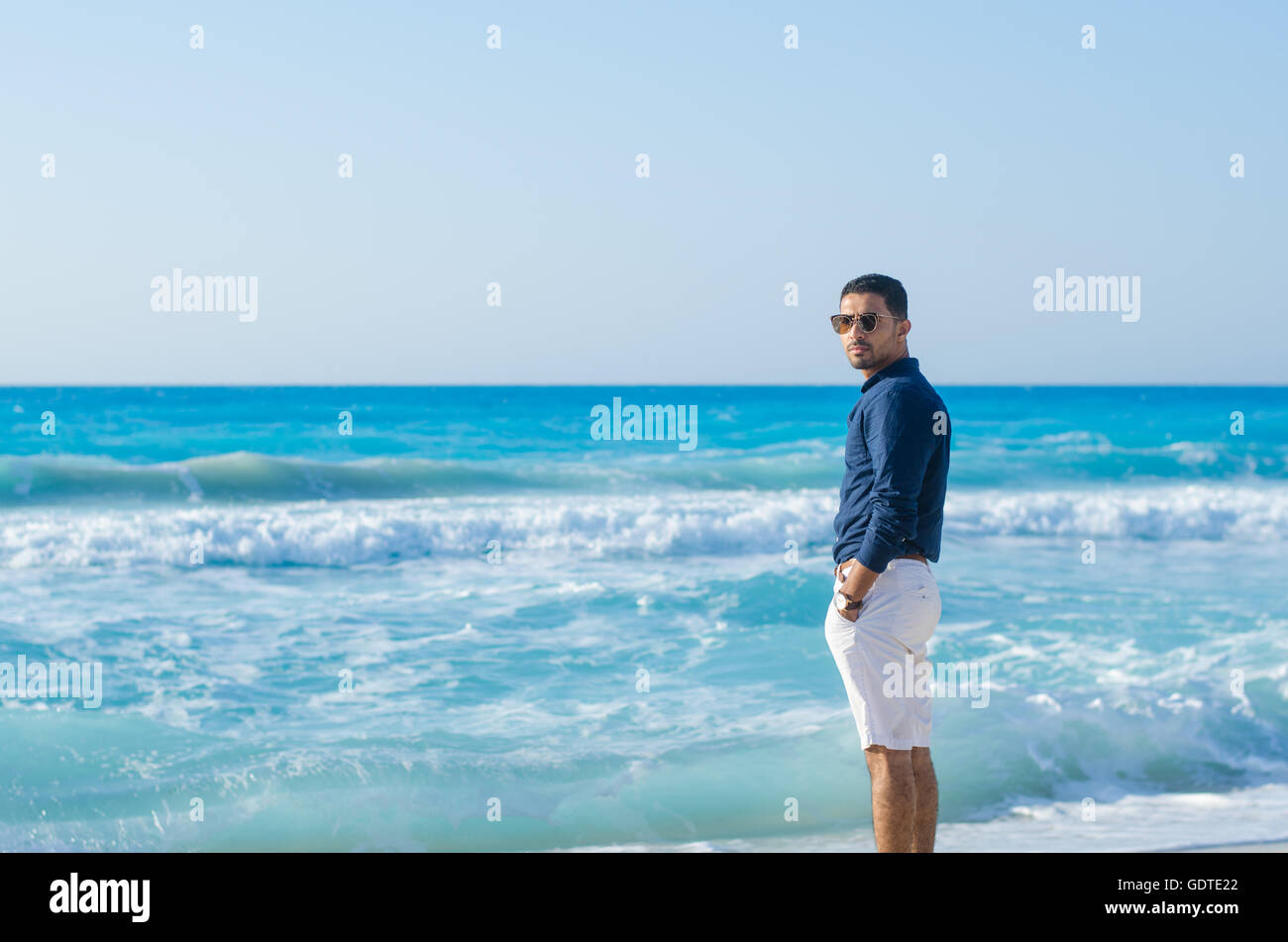 handsome man at the sea Stock Photo - Alamy