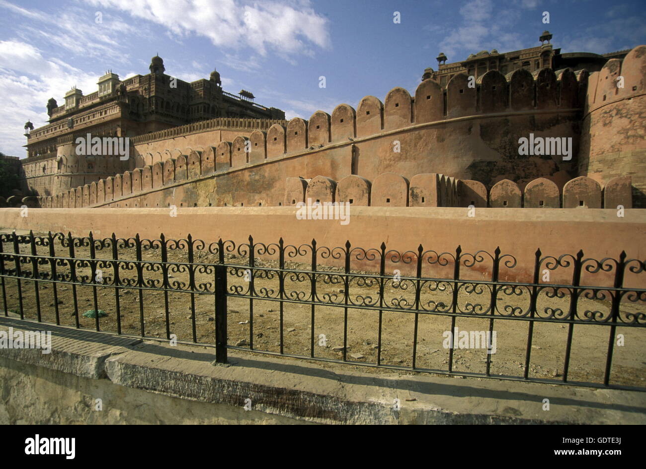 The Red Fort in the Old Delhi city in New Delhi in India Stock Photo ...