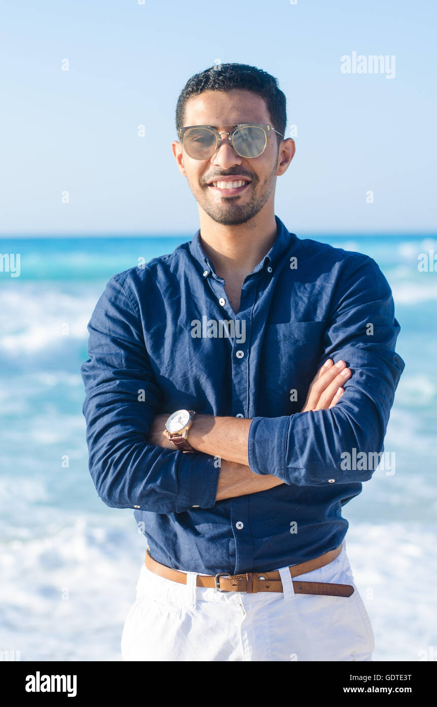 handsome man at the sea Stock Photo - Alamy