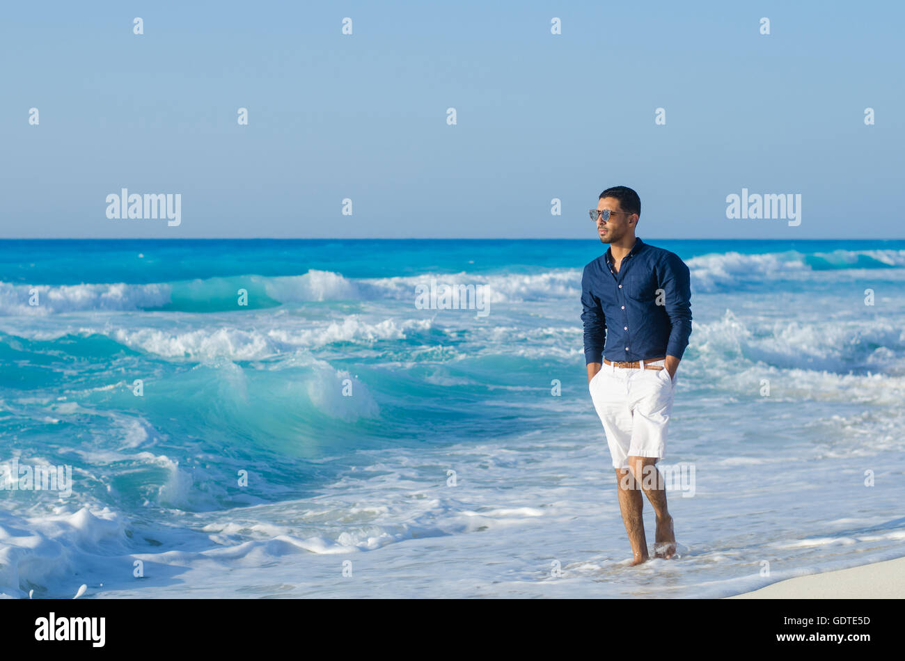 handsome man at the sea Stock Photo - Alamy