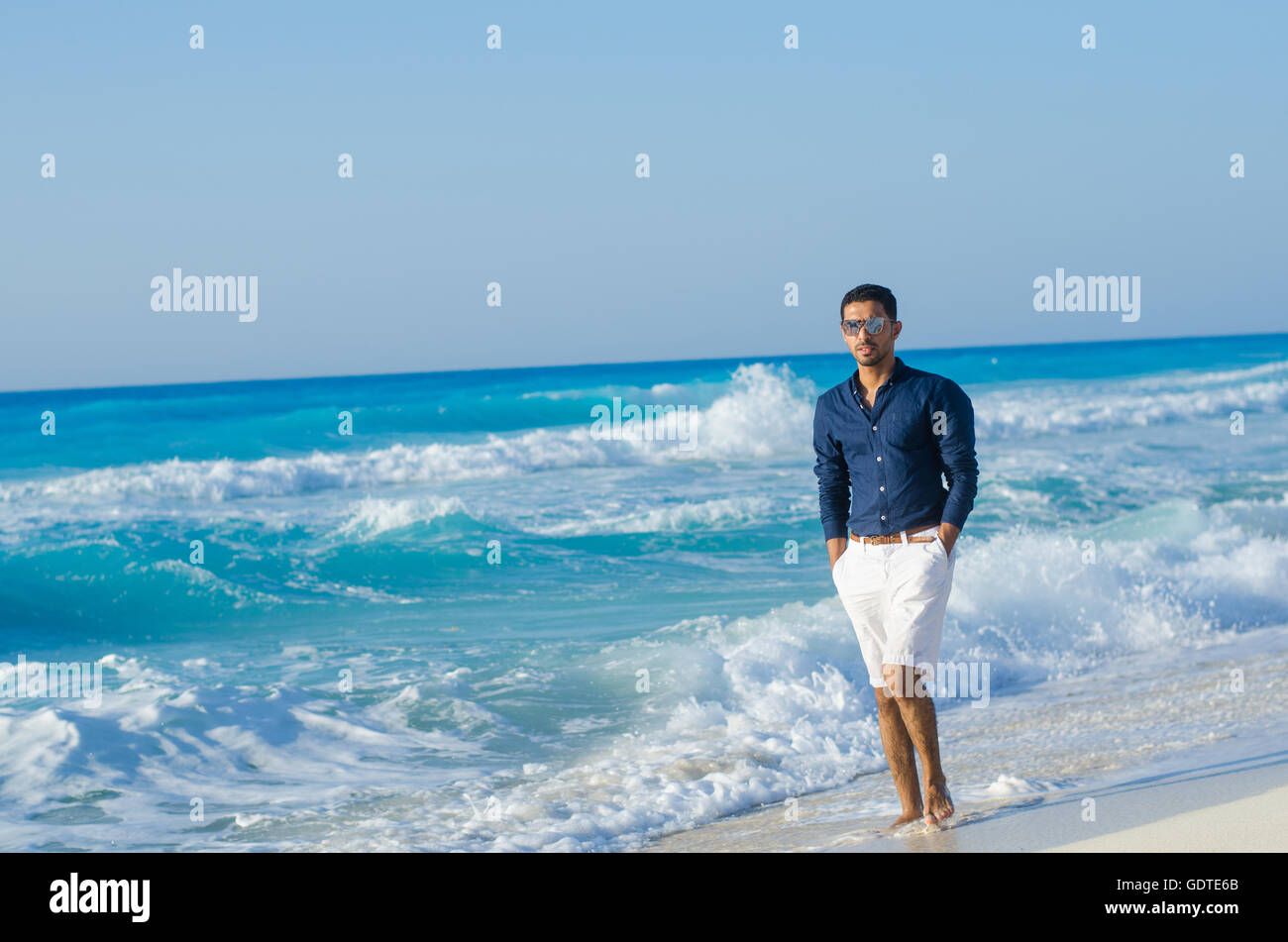 handsome man at the sea Stock Photo - Alamy