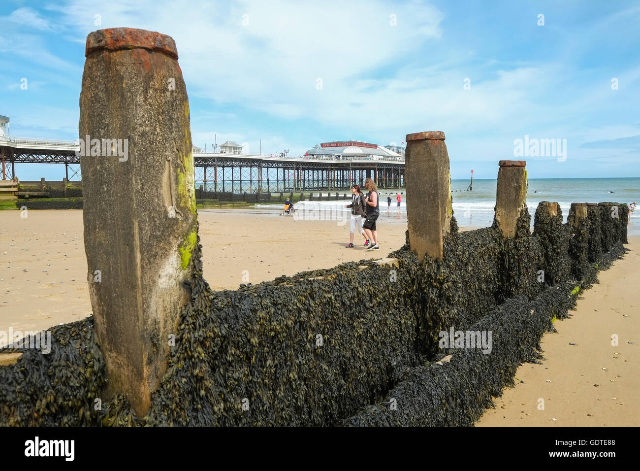Groynes in the sea norfolk hi-res stock photography and images - Alamy