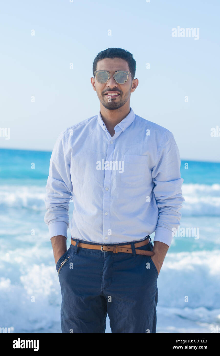 handsome man at the sea Stock Photo - Alamy