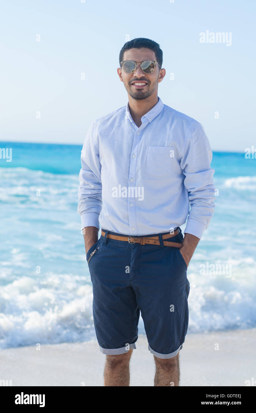 handsome man at the sea Stock Photo - Alamy