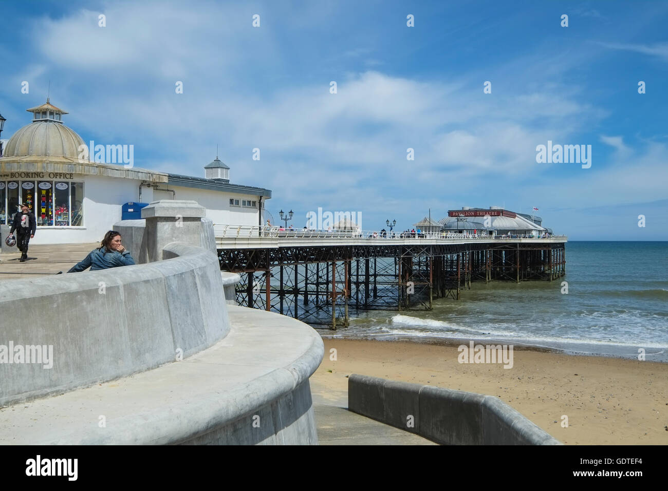 Cromer pier entrance hi-res stock photography and images - Alamy