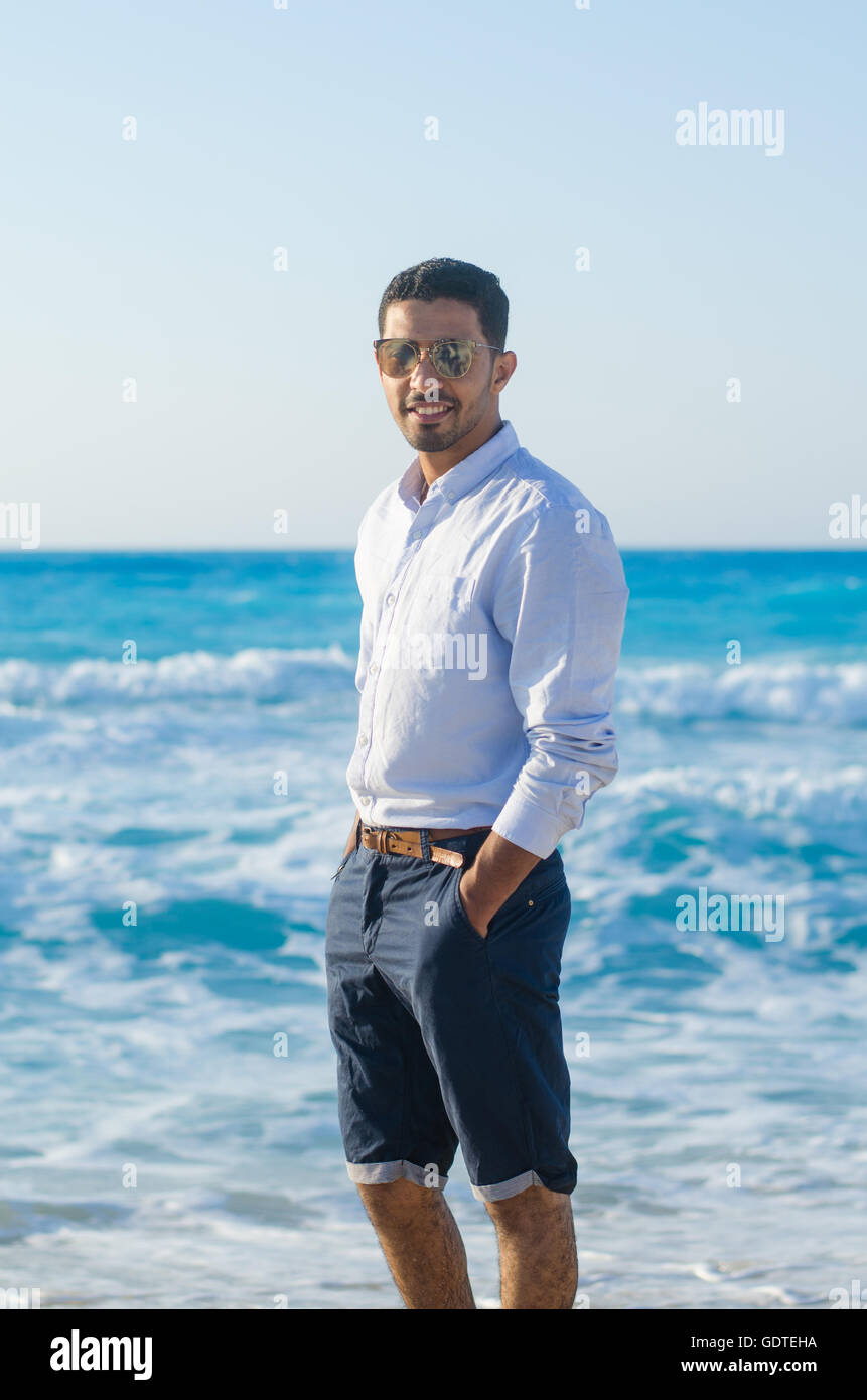 man at the sea Stock Photo - Alamy