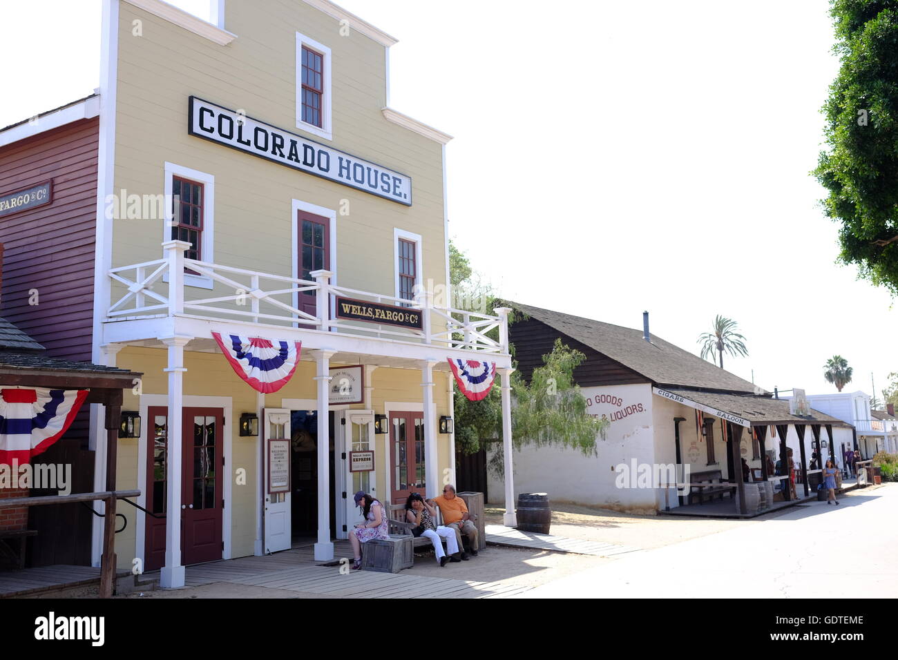 Historic Old Town San Diego Stock Photo - Alamy