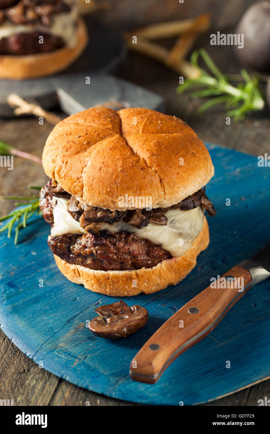 Swiss cheeseburger hi-res stock photography and images - Alamy