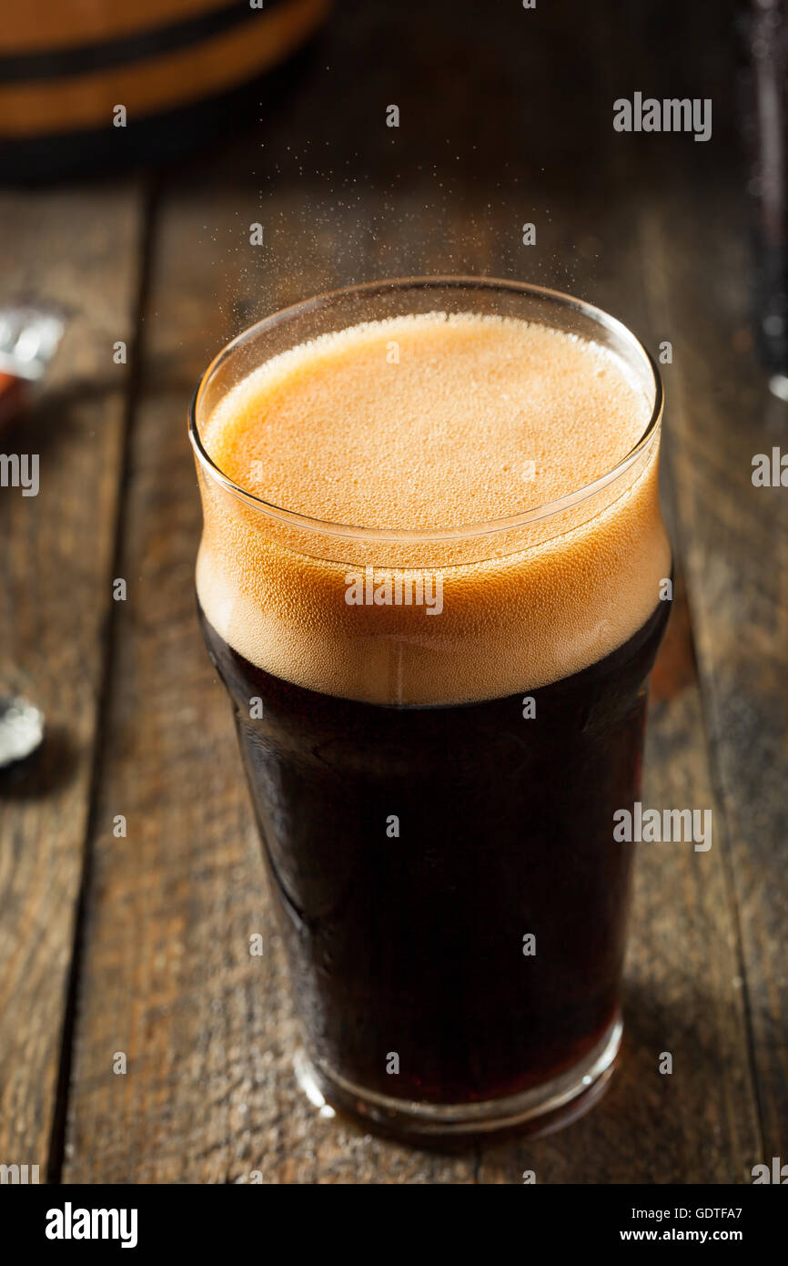 Refreshing Cold Alcoholic Hard Root Beer Ready to Drink Stock Photo - Alamy