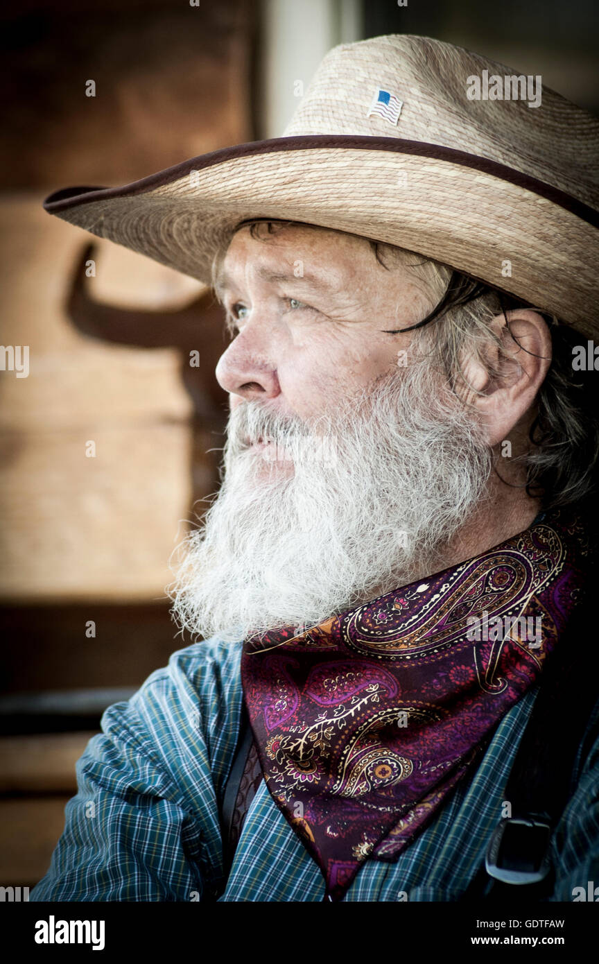 Cowboy profile hi-res stock photography and images - Alamy