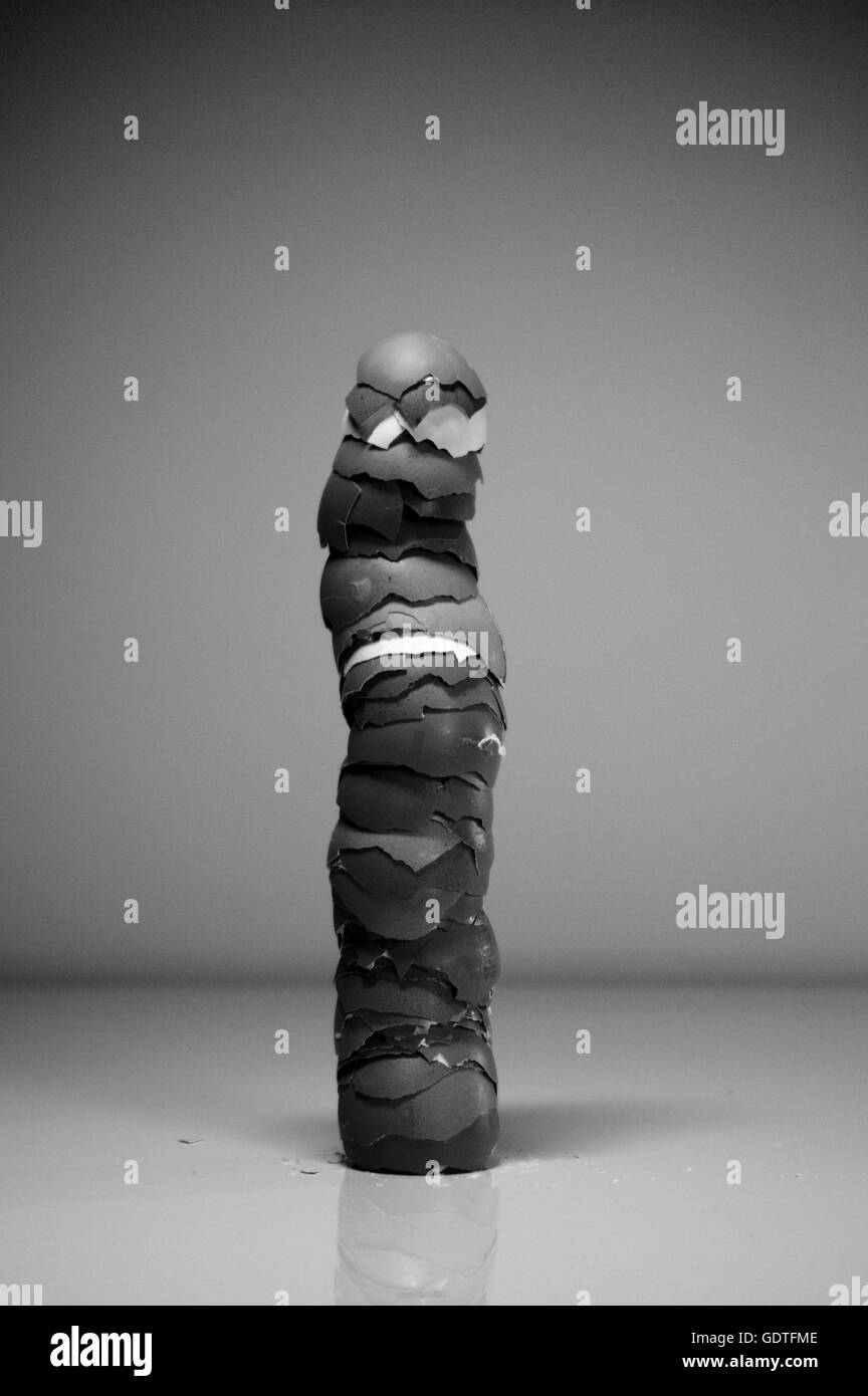 Egg shell tower hi-res stock photography and images - Alamy