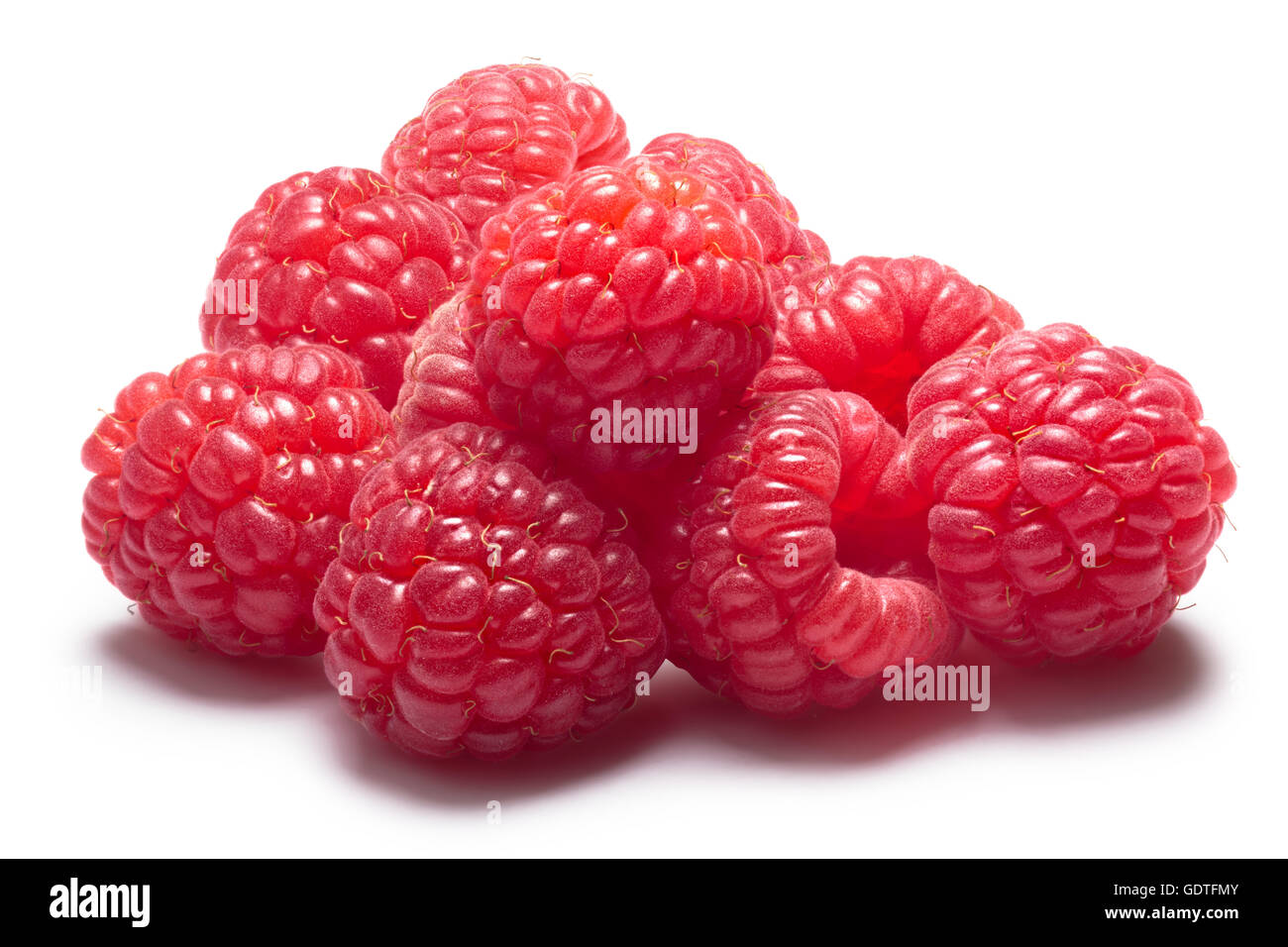 Raspberrries Cut Out Stock Images & Pictures - Alamy