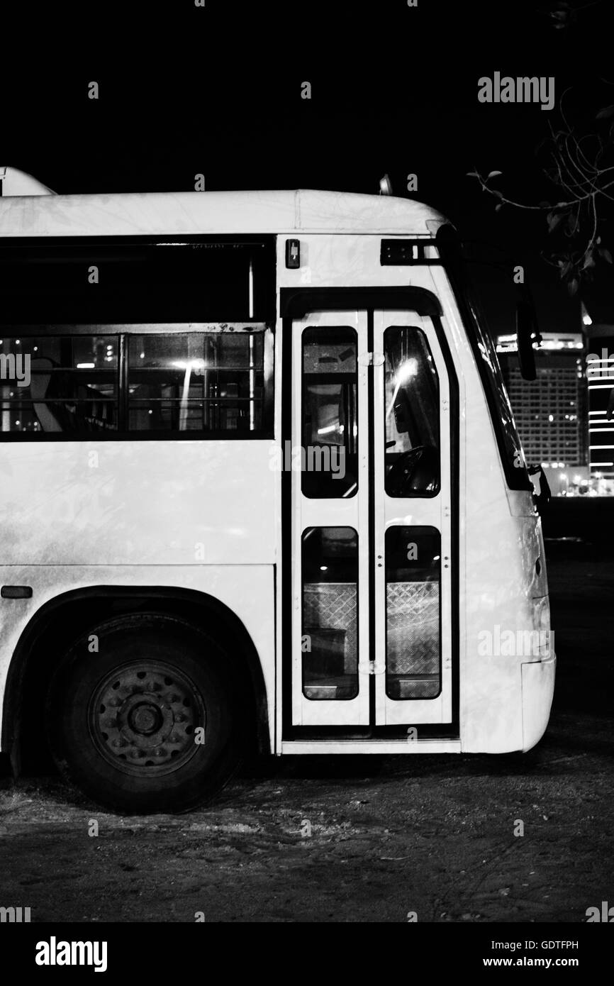 Front Entrance Door Of Bus Stock Photo - Alamy