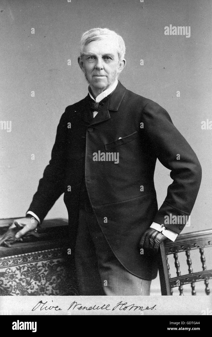 OLIVER WENDELL HOLMES (1809-1894) American physician and author about ...