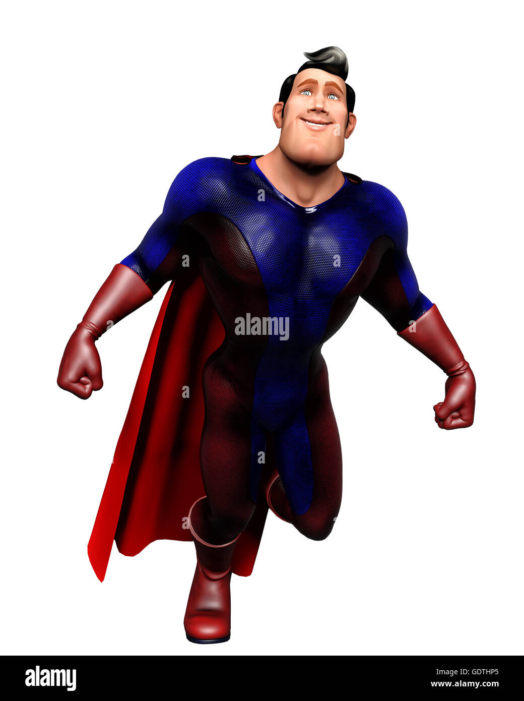 super hero cartoon Stock Photo - Alamy