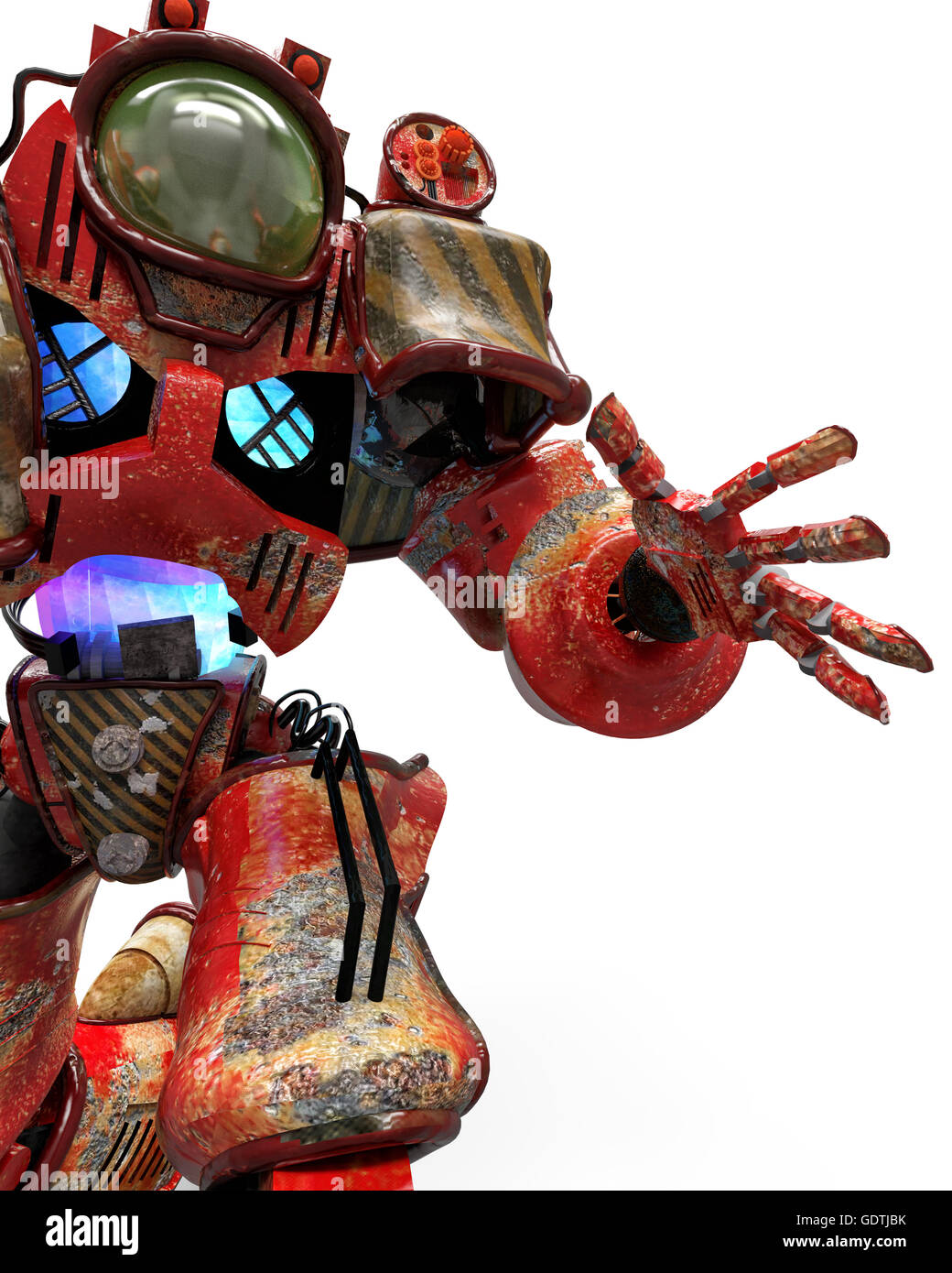 Big red robot hi-res stock photography and images - Alamy