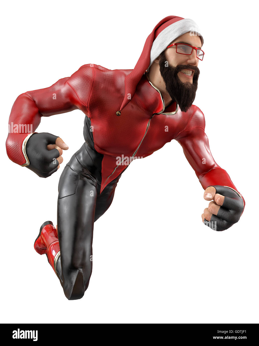 Santa landing Cut Out Stock Images & Pictures - Alamy