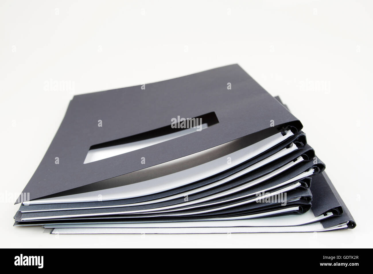 Pile of office files hi-res stock photography and images - Alamy