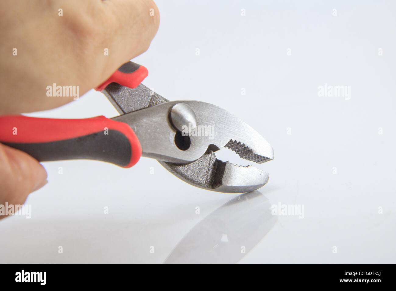 pliers on white background Stock Photo - Alamy
