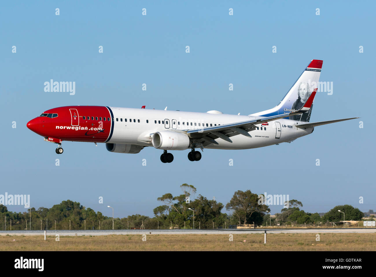 Norwegian plane fin hi-res stock photography and images - Alamy