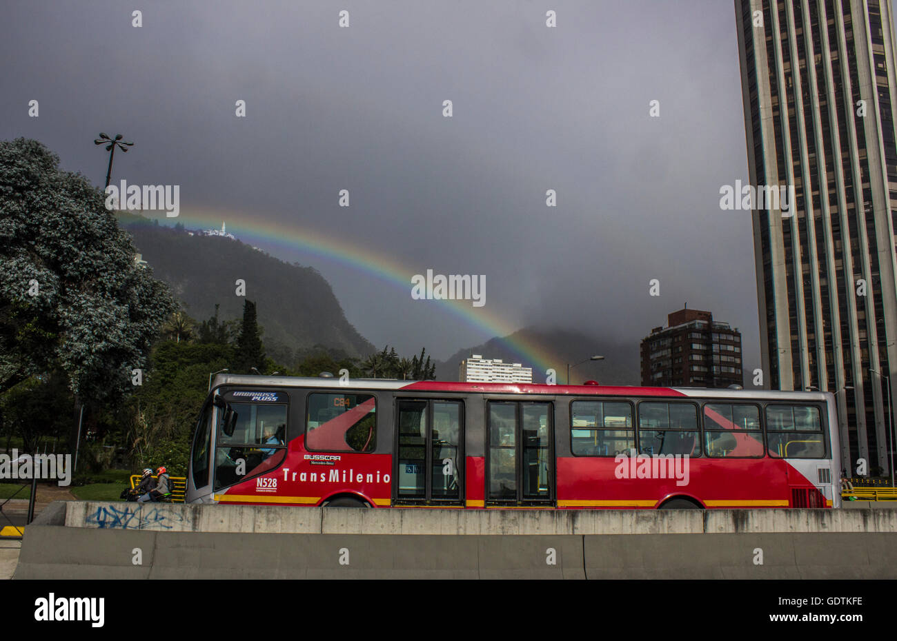 Rainbow bus hi-res stock photography and images - Alamy