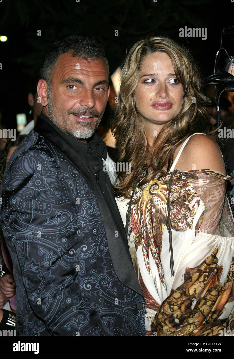 HOLLYWOOD, CALIFORNIA. May 21, 2005. Christian Audigier and wife Ira ...