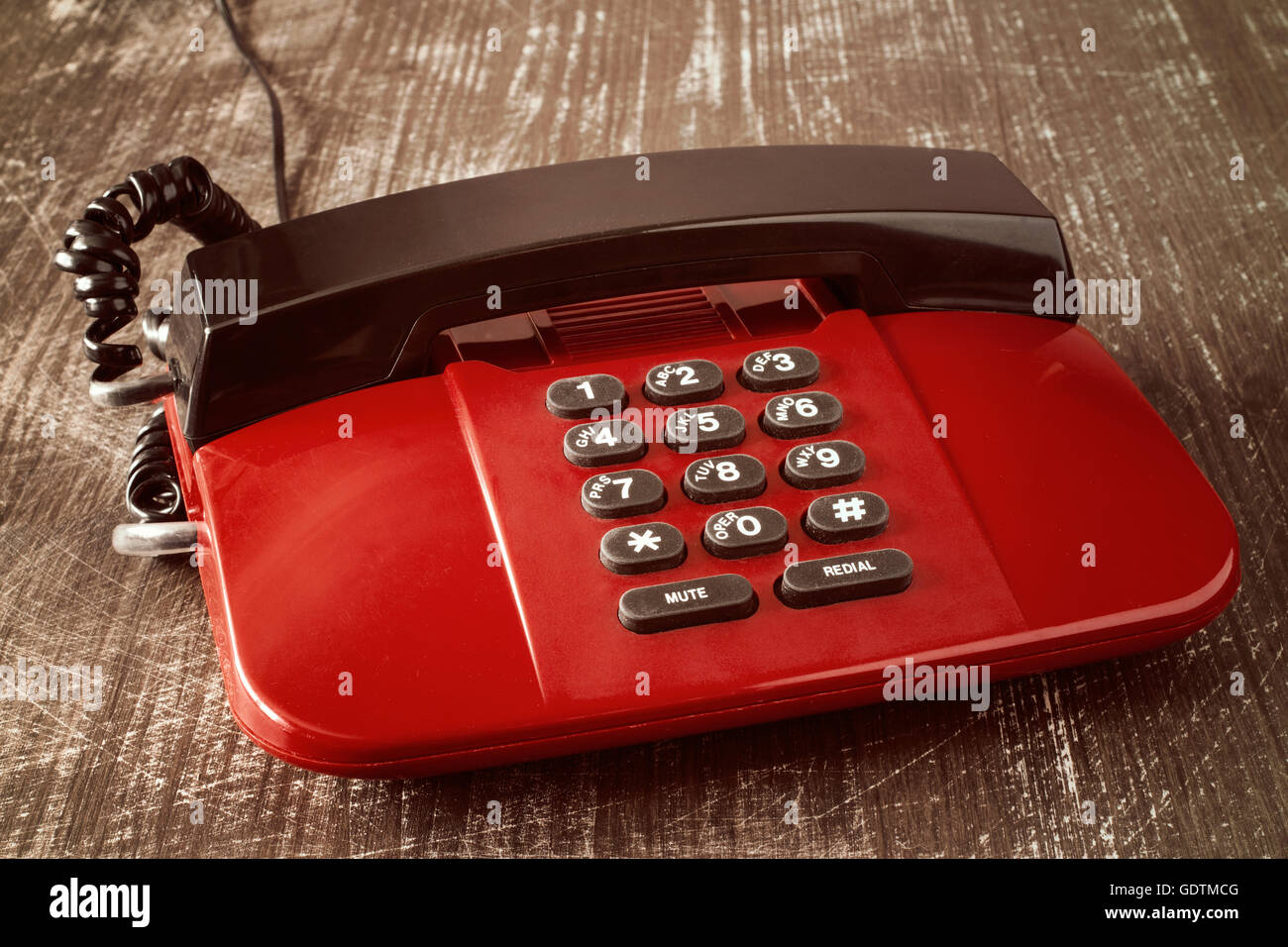 Old landline telephone hi-res stock photography and images - Alamy