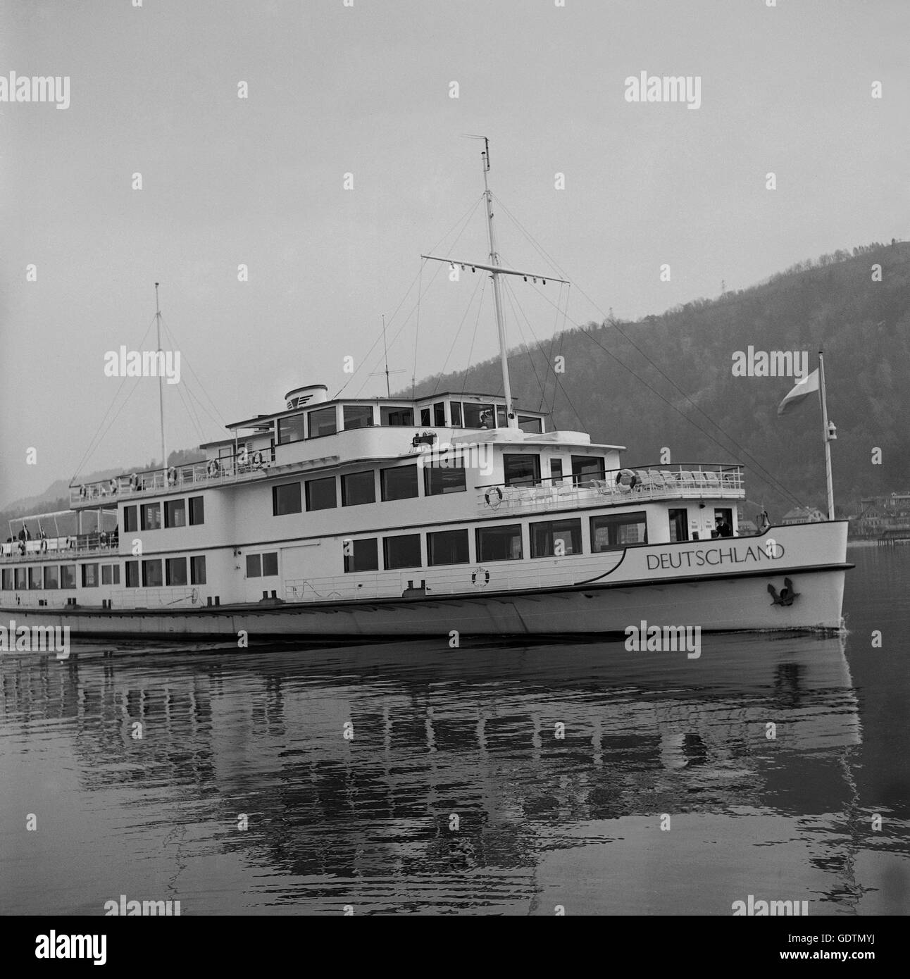 Ship at the Lake Constance Stock Photo - Alamy