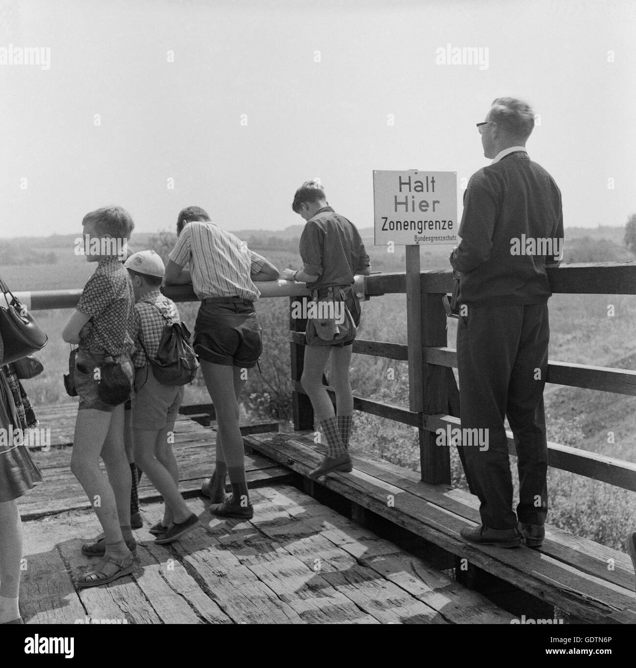 German border sign in Black and White Stock Photos & Images - Alamy