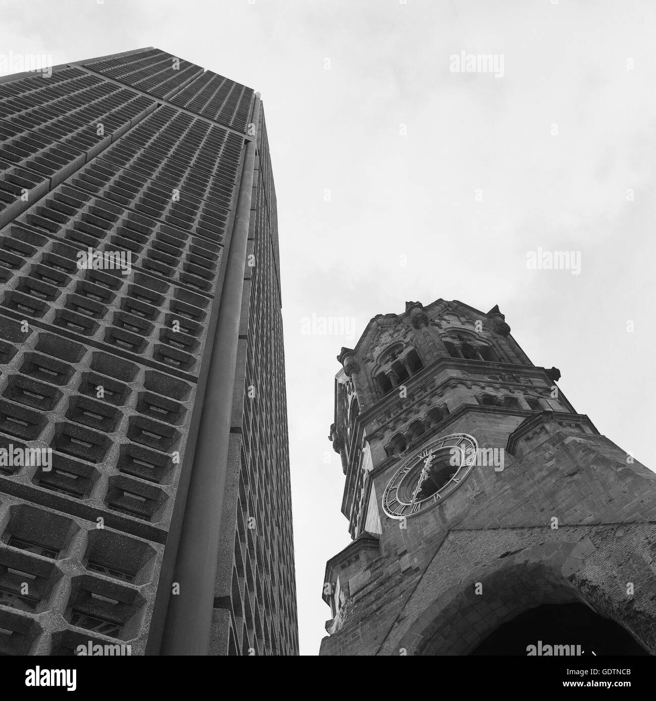 Kaiser tower Black and White Stock Photos & Images - Alamy