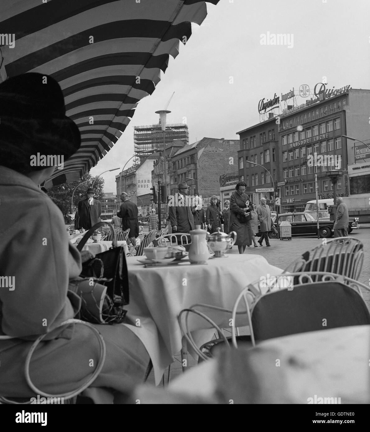 Street life in Berlin, 1964 Stock Photo - Alamy