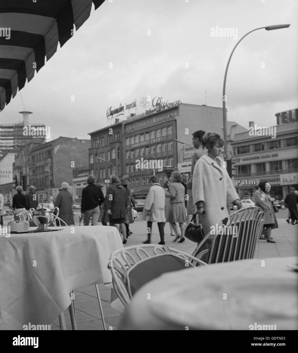 Street life in Berlin, 1964 Stock Photo - Alamy
