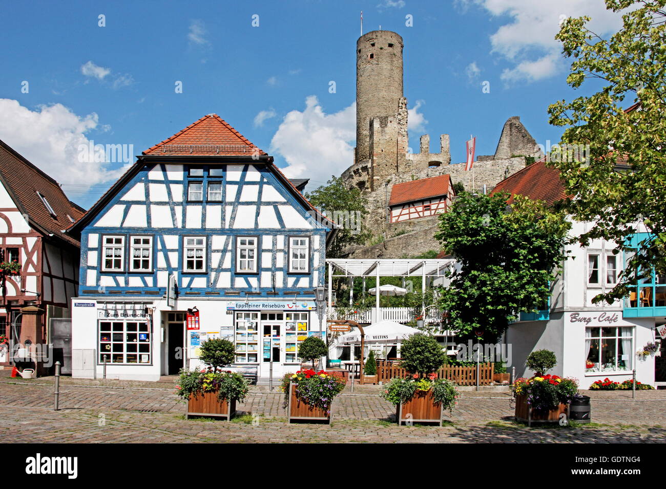 geography / travel, Germany, Hesse, Eppstein, historic city center ...