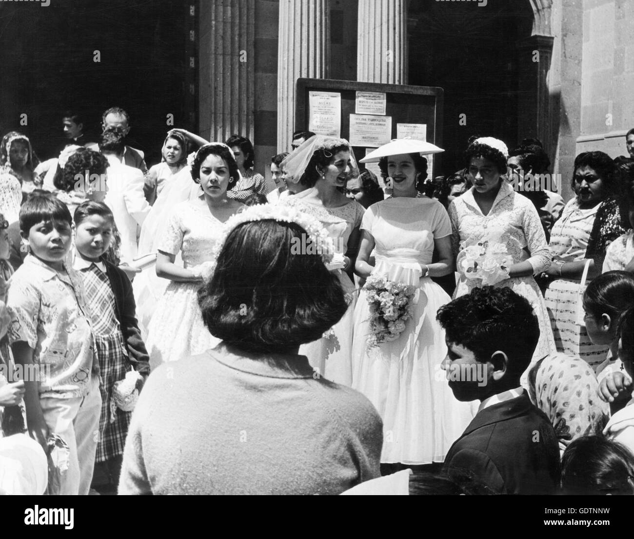 Wedding reception in Tijuana, 1958 Stock Photo - Alamy