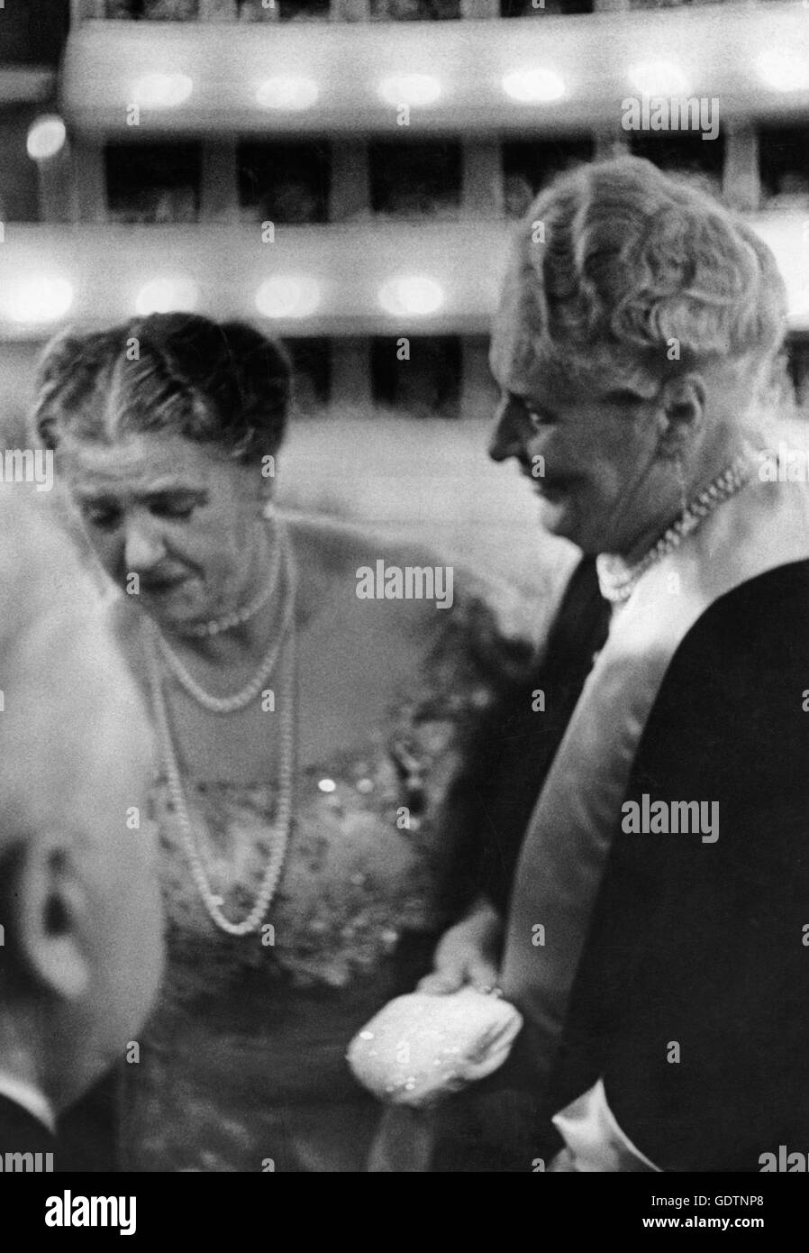 Lotte Lehmann and Maria Nemeth, 1955 Stock Photo - Alamy