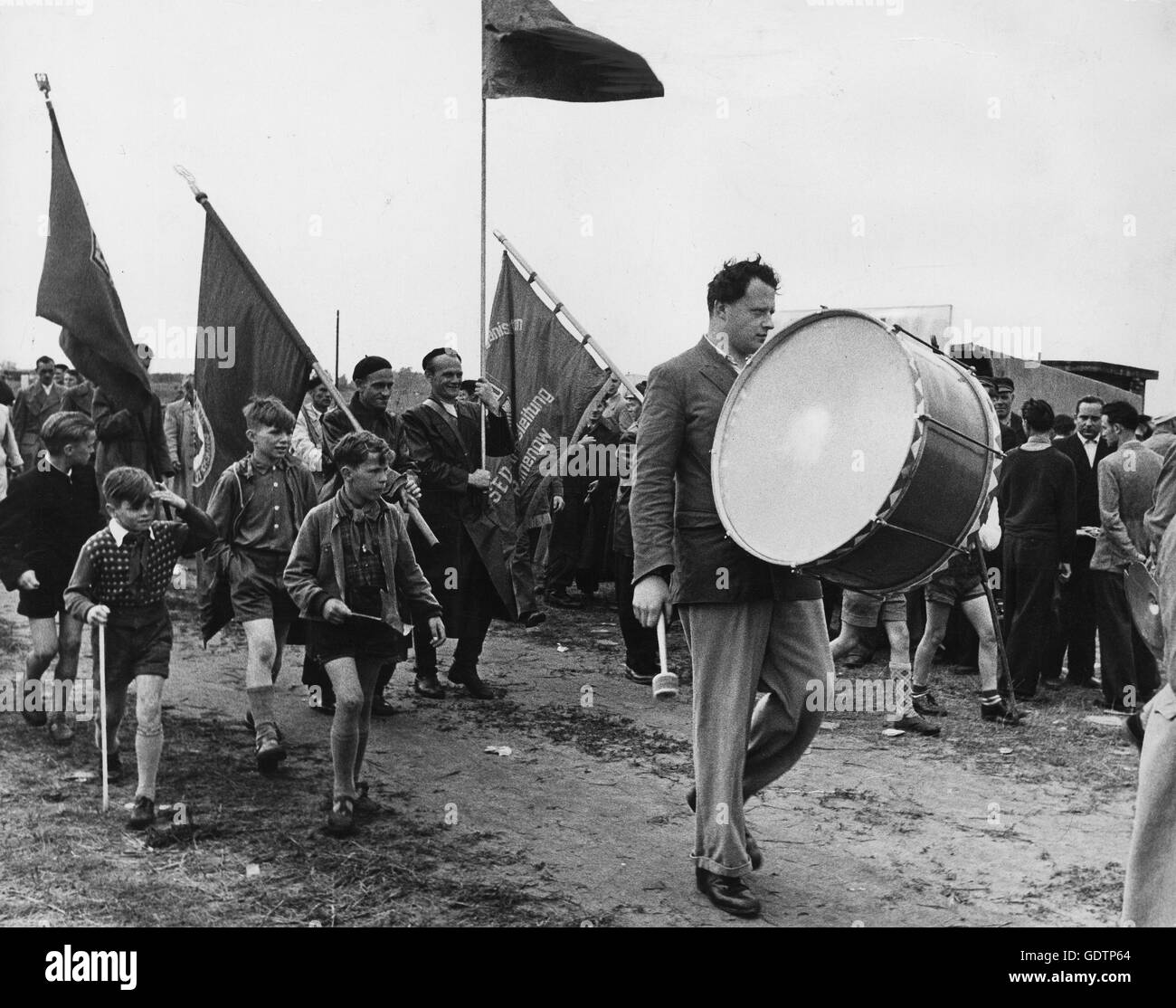 March retreat Black and White Stock Photos & Images - Alamy