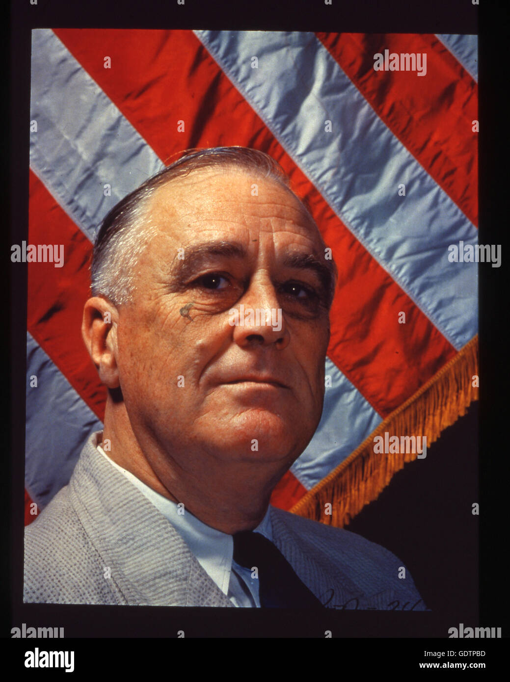 Franklin D. Roosevelt portrait Stock Photo - Alamy