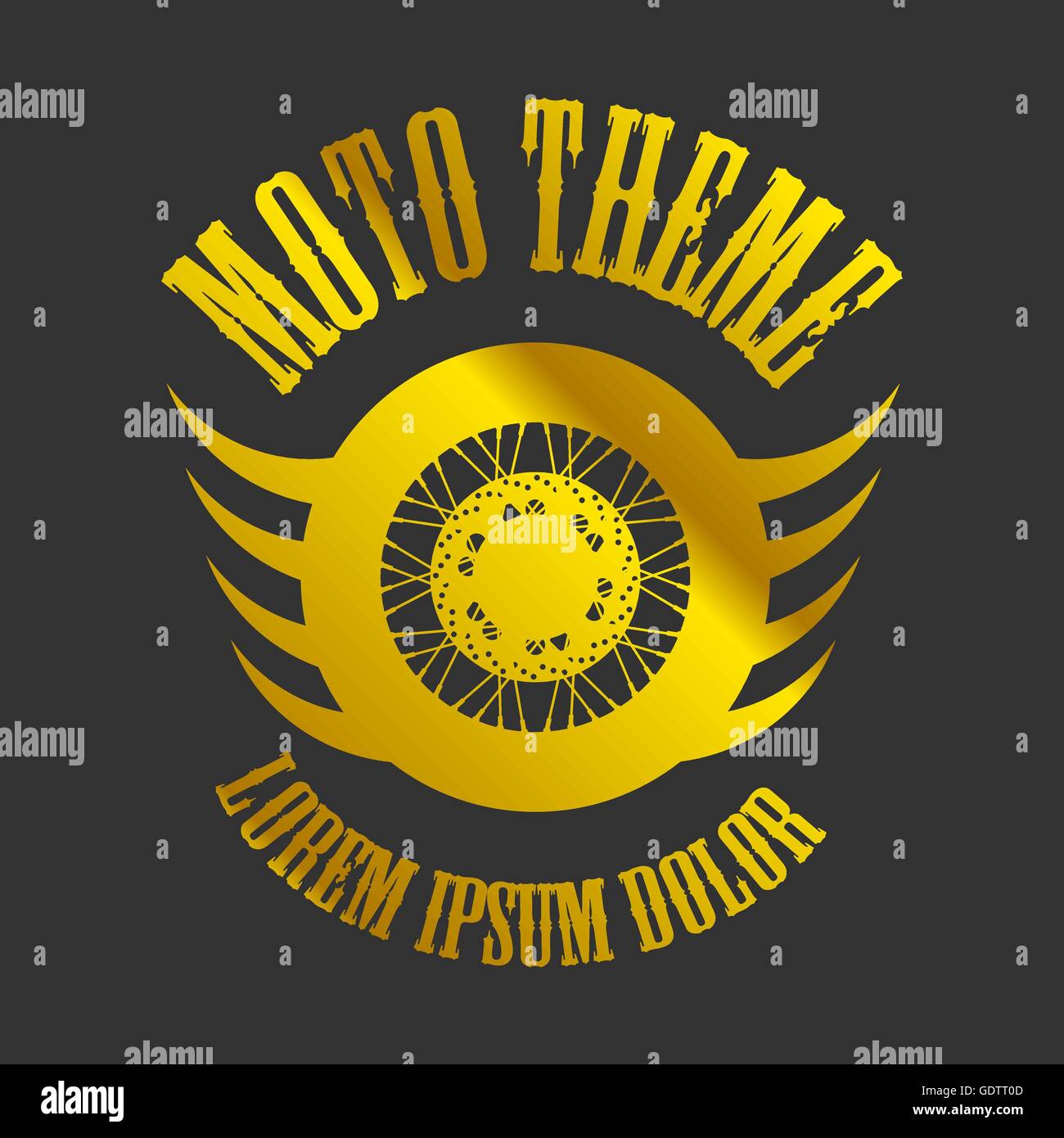 Moto wheel Vector Logo Symbol Stock Vector Image & Art - Alamy