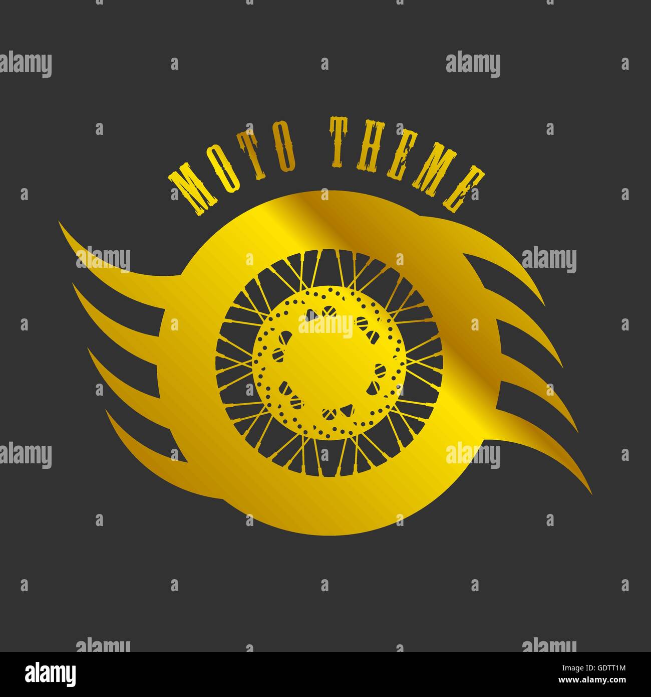 Moto wheel Vector Logo Symbol Stock Vector Image & Art - Alamy
