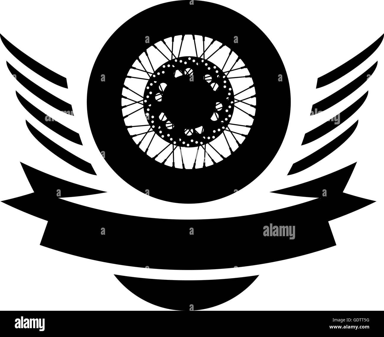 Moto wheel Vector Logo Symbol Stock Vector Image & Art - Alamy