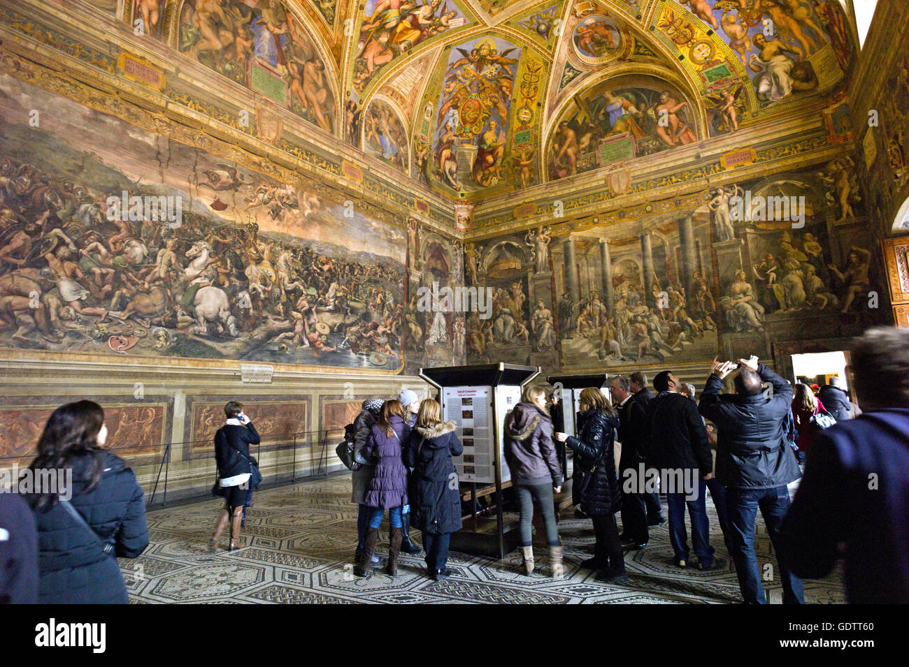 The Baptism Of Constantine By Pope Sylvester I High Resolution Stock ...