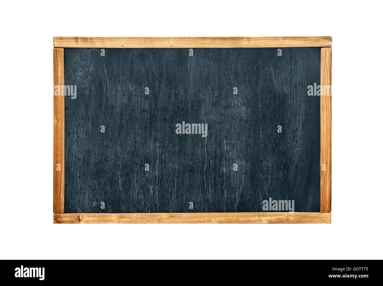 School board. Blank empty frame blackboard, with chalk traces Stock ...
