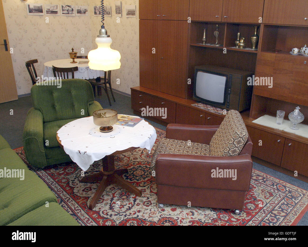 GDR museum apartment Stock Photo - Alamy