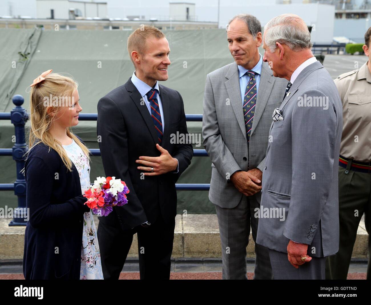 The Prince of Wales (right), Admiral of the Fleet, meets Afghanistan ...