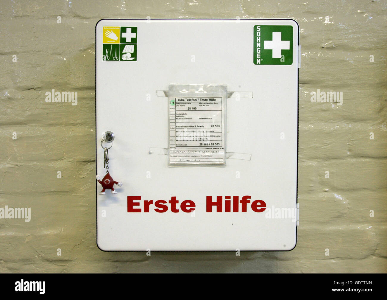 First aid on the wall hi-res stock photography and images - Alamy