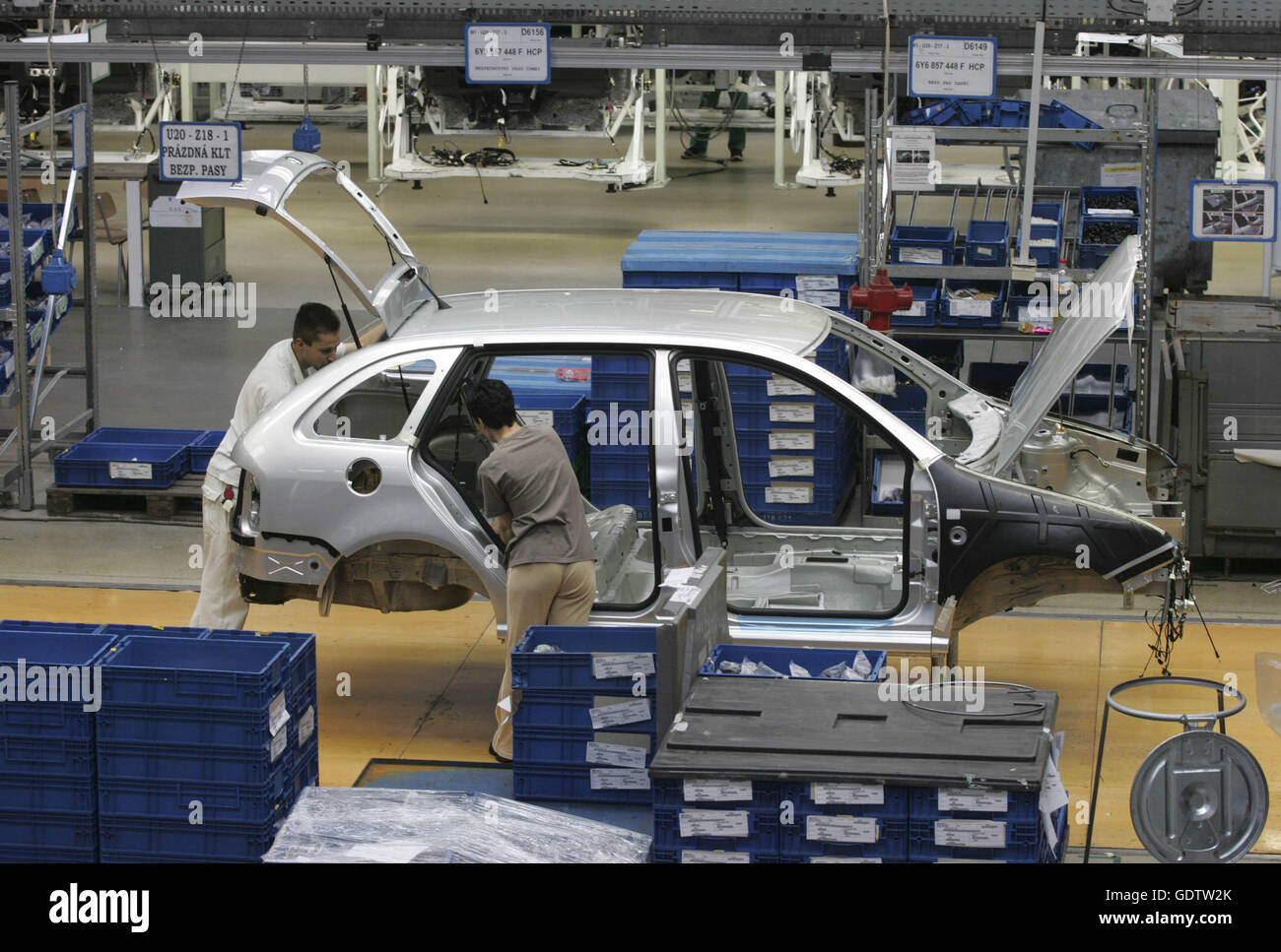 Skoda plant in Mlada Boleslav Stock Photo - Alamy