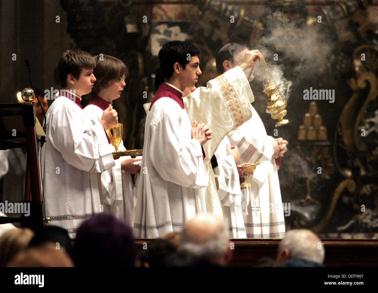 Christmas Mass at the Vatican Stock Photo - Alamy