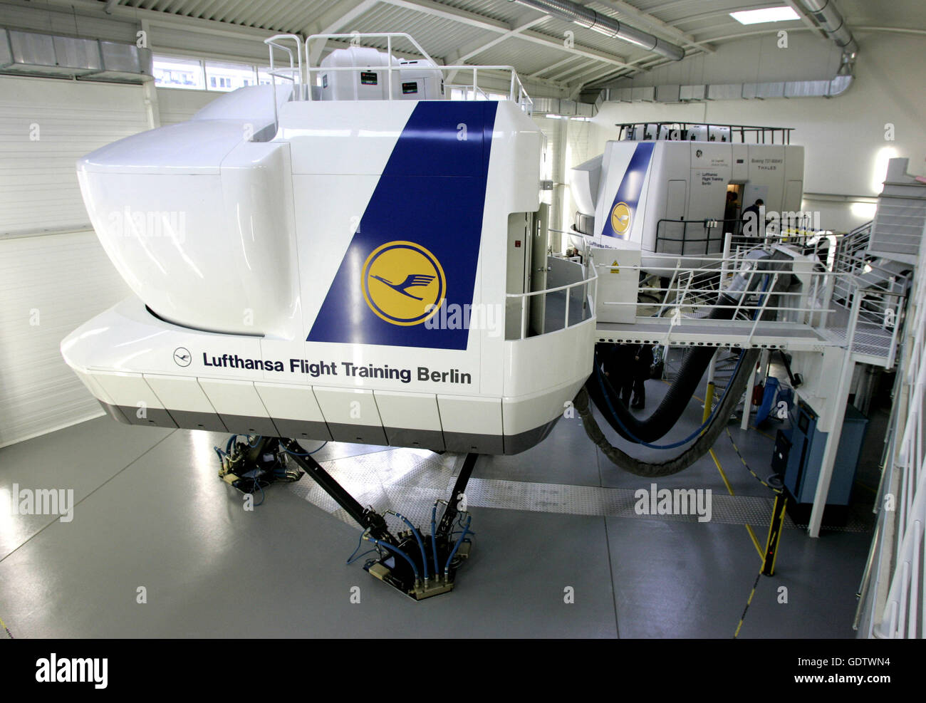 The training center of lufthansa in berlin schoenefeld hi-res stock ...